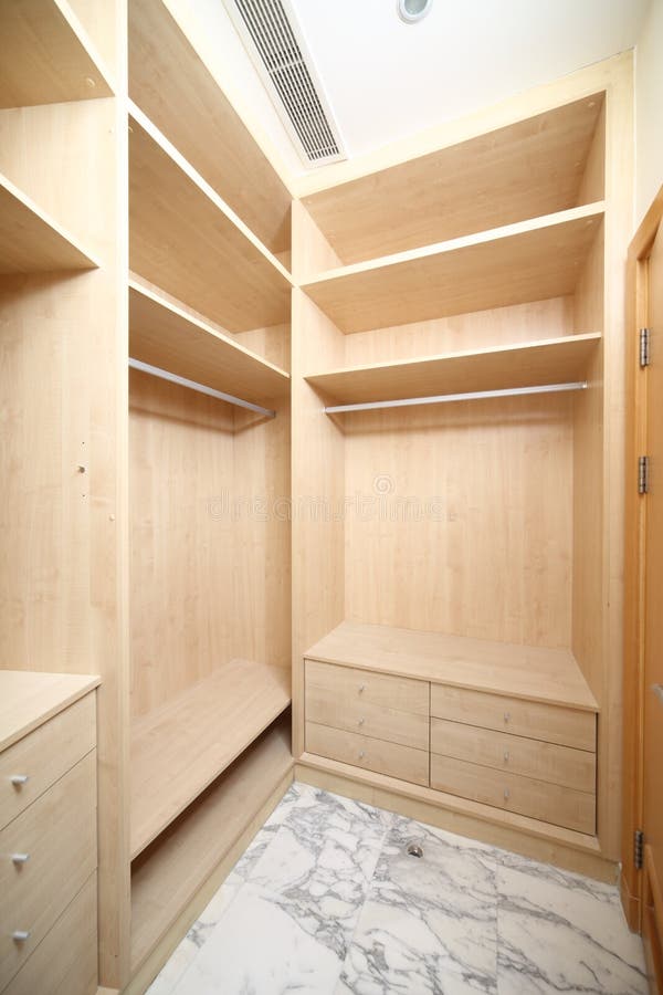 Modern Wardrobe in House or Flat Stock Image - Image of elegance ...