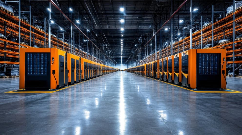 Modern Warehouse Automation System Efficient Storage Automated ...