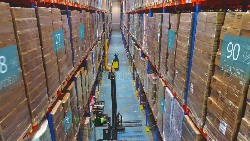 Modern Warehouse. the Concept of a Modern Warehouse. Visualization of ...