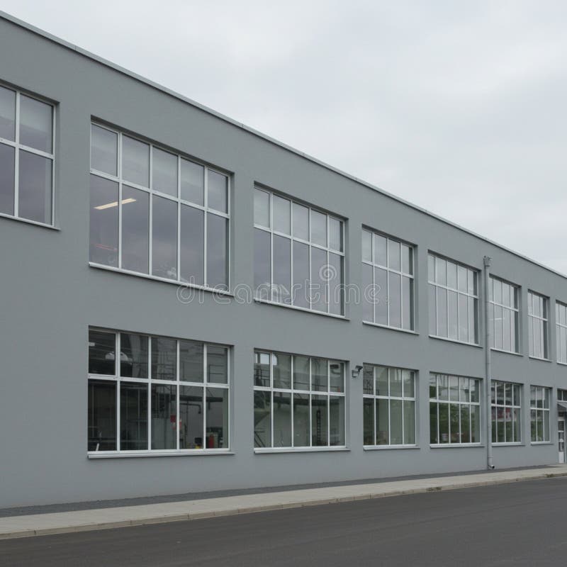 Industrial Wall Clock in a Warehouse Setting – Functional and Vintage Design – AI-Generated ...