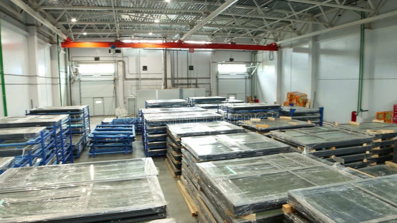 Modern Warehouse. the Concept of a Modern Warehouse. Visualization of ...