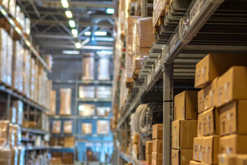 Warehouse with goods stock photo. Image of consumerism - 6706068