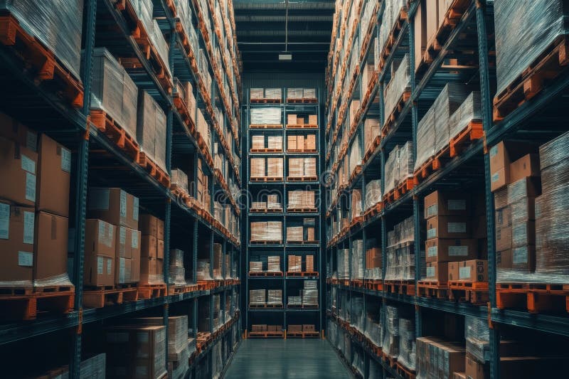 Modern Warehouse Interior Design Highlights Efficiency in Logistics and ...