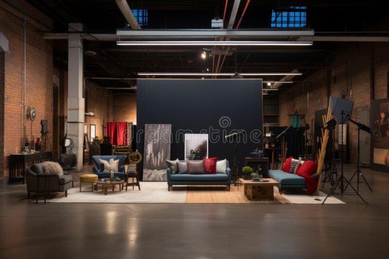 Modern Warehouse Interior with Organized Shelves and Storage Racks for ...