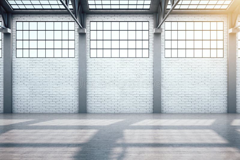 Empty Warehouse Wall