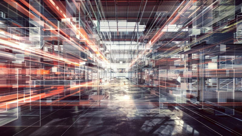 Modern Warehouses Embracing Technological Advancements with Innovative ...