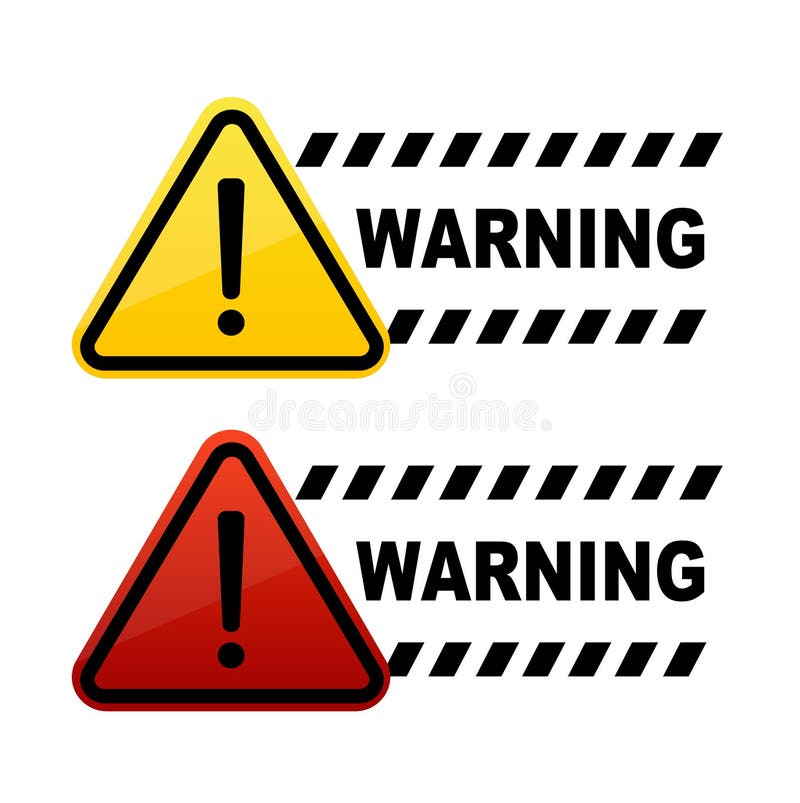 Modern Warning Pop Up in Flat Design. Design for Website, Notification ...