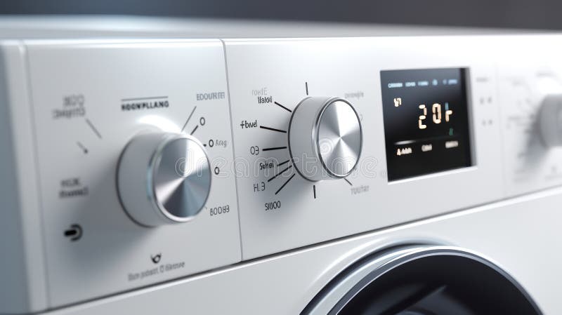 Washing Machine Control Panel Stock Illustrations – 514 Washing Machine ...
