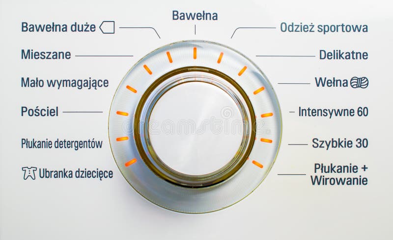Button On A Control Of Washing-machine Panel Picture. Image: 5287001