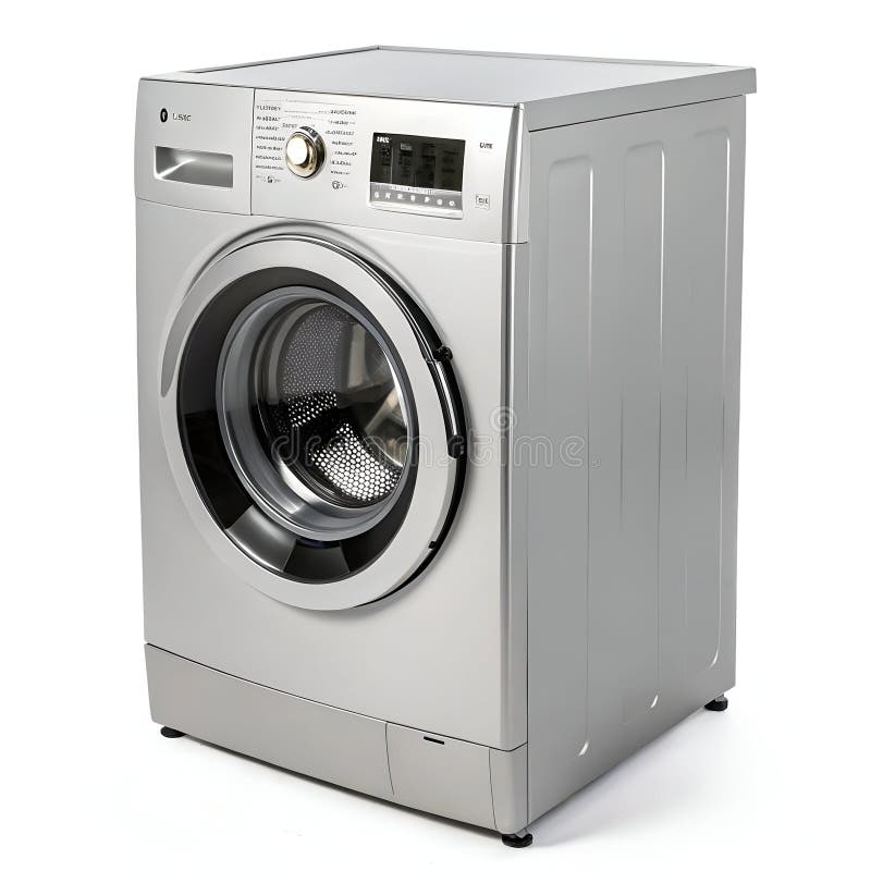 Modern Washing Machine stock illustration. Illustration of machine ...