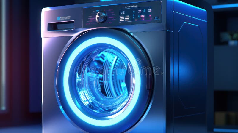 Washing Machine Control Panel Closeup Stock Illustrations – 51 Washing ...