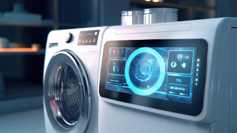 Washing Machine Control Panel Closeup Stock Illustrations – 41 Washing ...