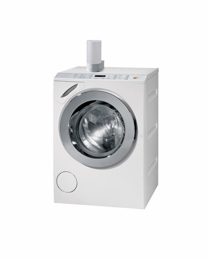 Modern washing machine stock image. Image of life, machine - 209665979