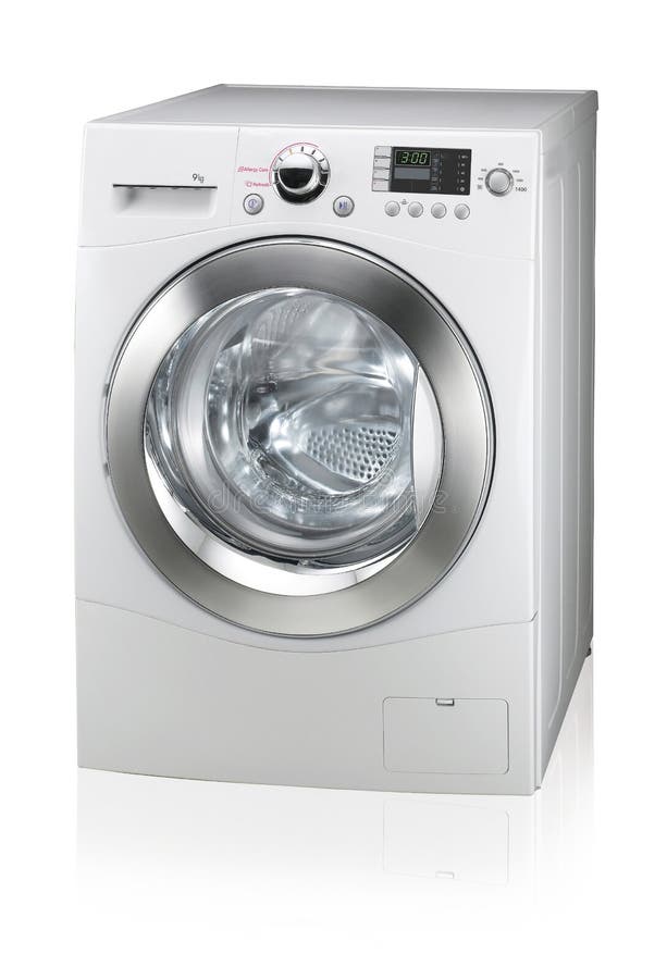 Modern washing machine stock image. Image of large, industry - 209666011