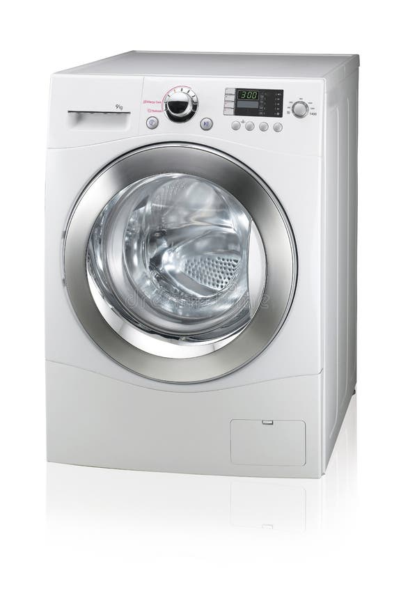 Modern washing machine stock image. Image of large, industry - 209666011
