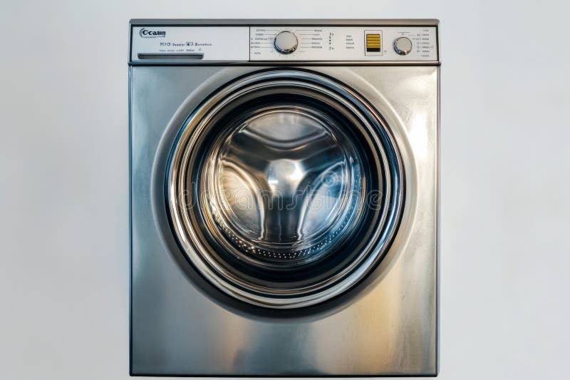 This Modern Washing Machine Offers Efficiency and Sleek Design. Perfect ...
