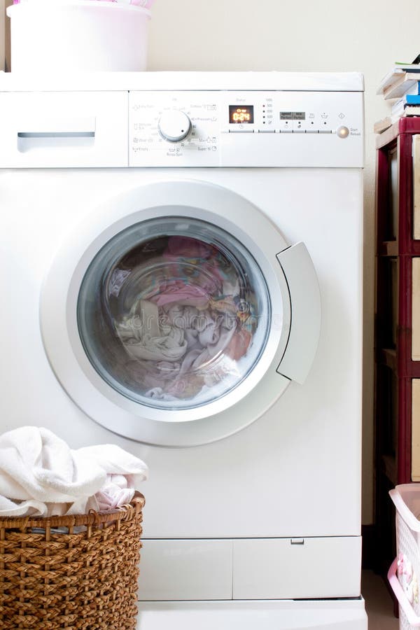 Modern Washing Machine stock image. Image of equipment - 31817883