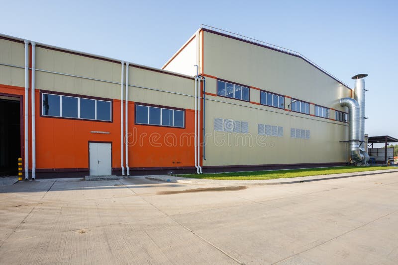 Modern Waste Recycling Processing Plant. Separate Garbage Collection ...