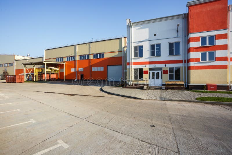 Modern Waste Recycling Processing Plant. Separate Garbage Collection ...