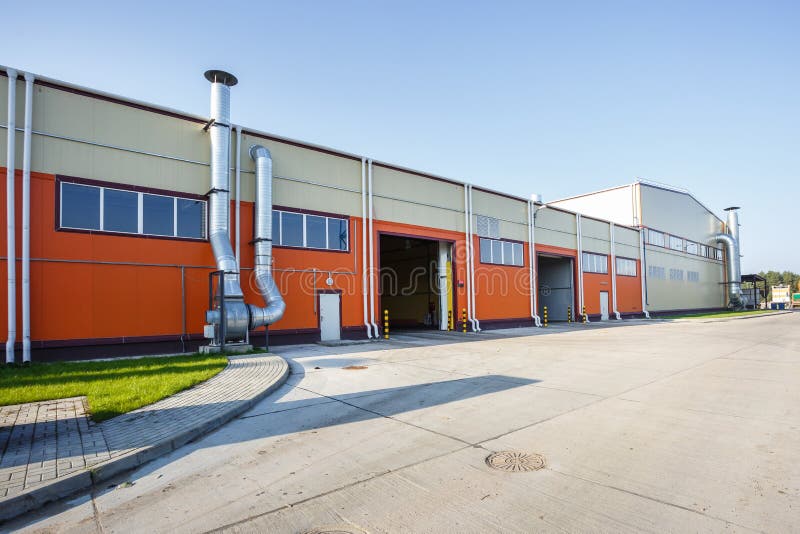 Modern Waste Recycling Processing Plant. Separate Garbage Collection ...