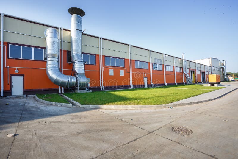 Modern Waste Recycling Processing Plant. Separate Garbage Collection ...