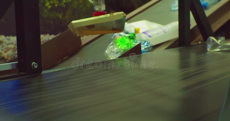 Modern Waste Sorting Center. Industrial Processing of Plastic Packaging ...