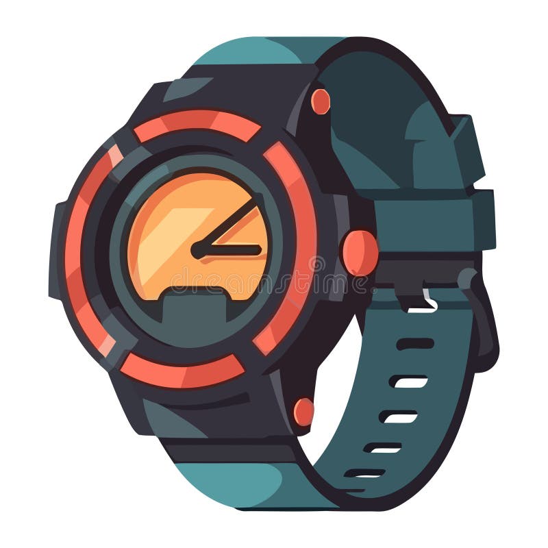 Modern Watch Icon Technological Innovation Stock Vector - Illustration ...