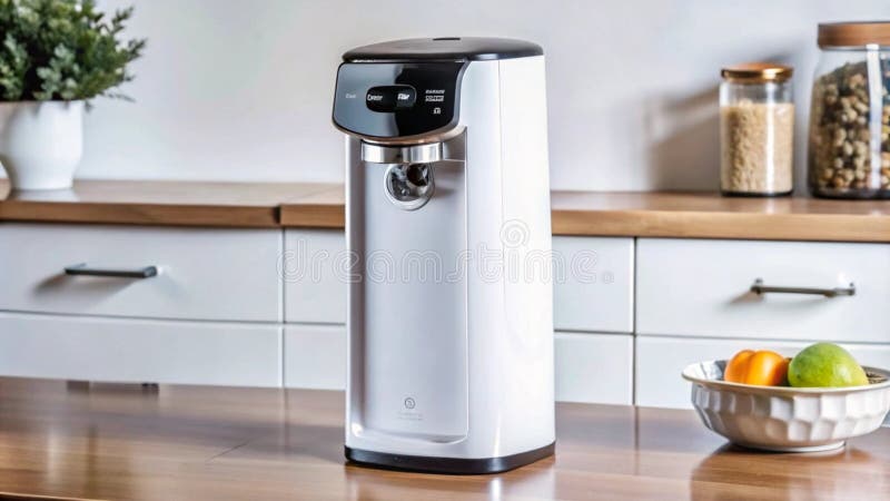 Modern Water Dispenser on a Kitchen Countertop for Easy Hydration Stock ...