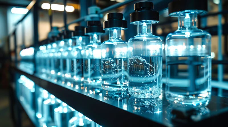 Industrial Facility Advanced Water Purification System Modern Plant ...