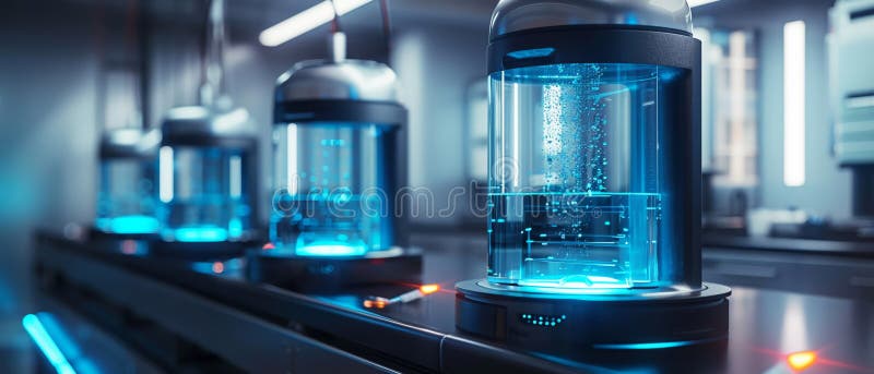 Modern Water Purification System, Futuristic Look, Advanced Filtration ...