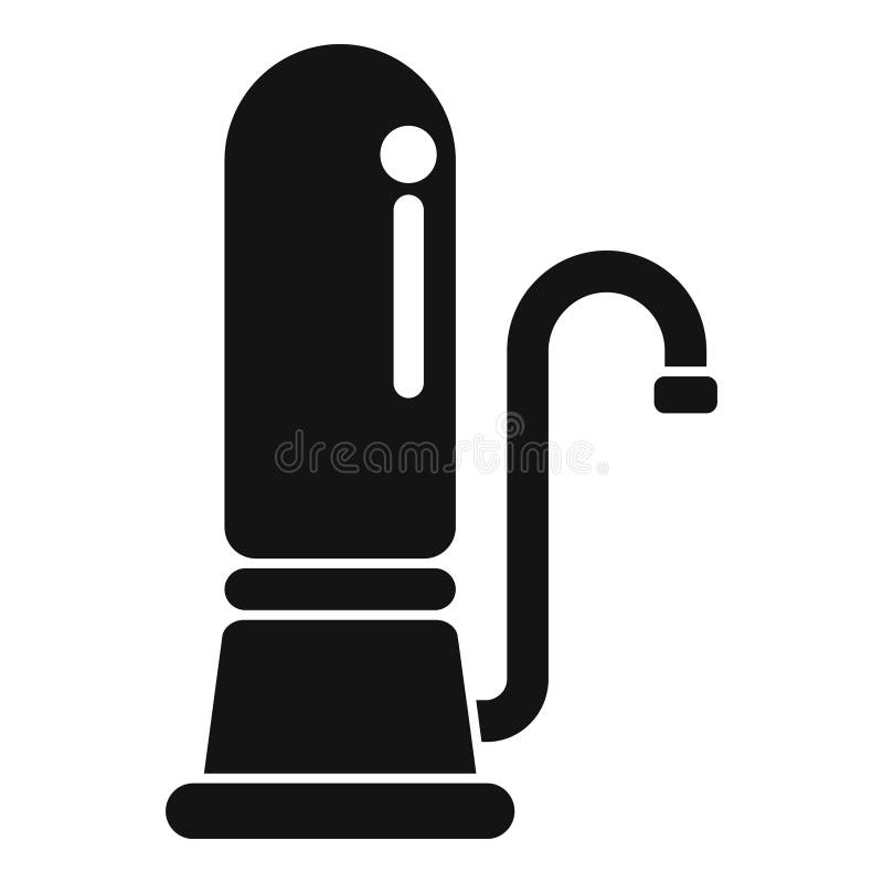 Modern Water Purifier Icon Showing Filtering System for Clean Drinking ...
