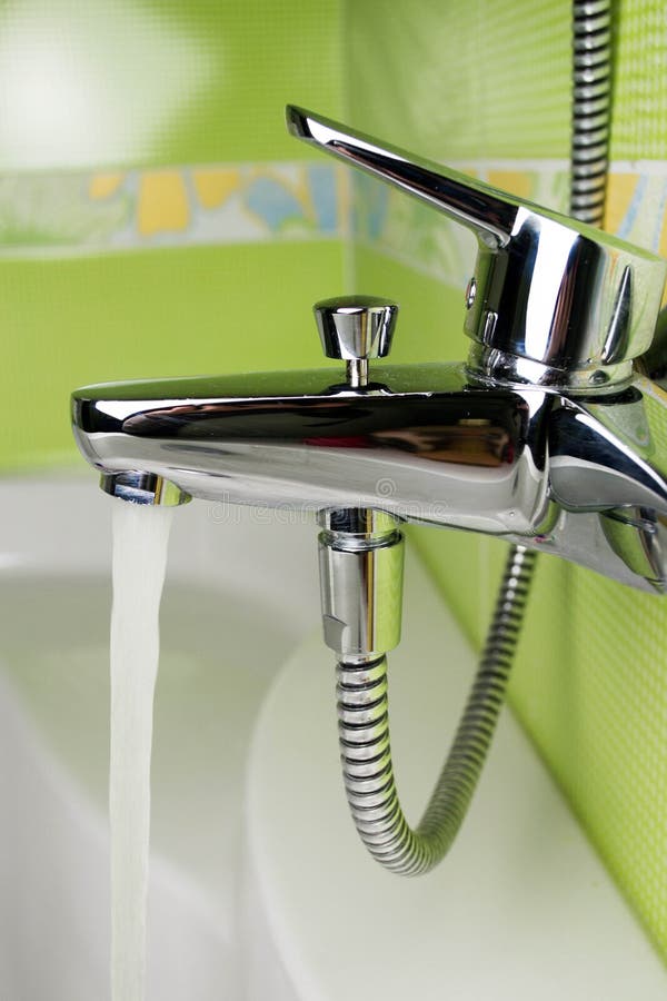 Modern water tap stock image. Image of bath, apartment - 37223723