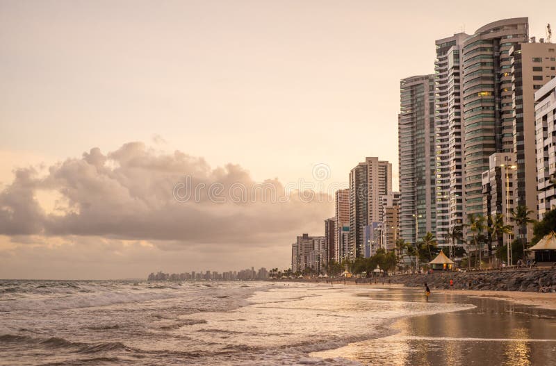 Buildings on the beach stock photo. Image of pattaya - 25962498