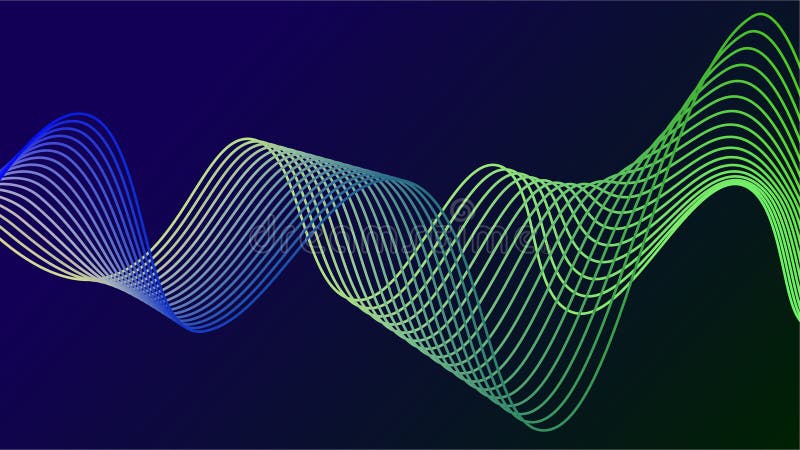 Modern Wave Curve Presentation Background Abstract Decoration Stock ...