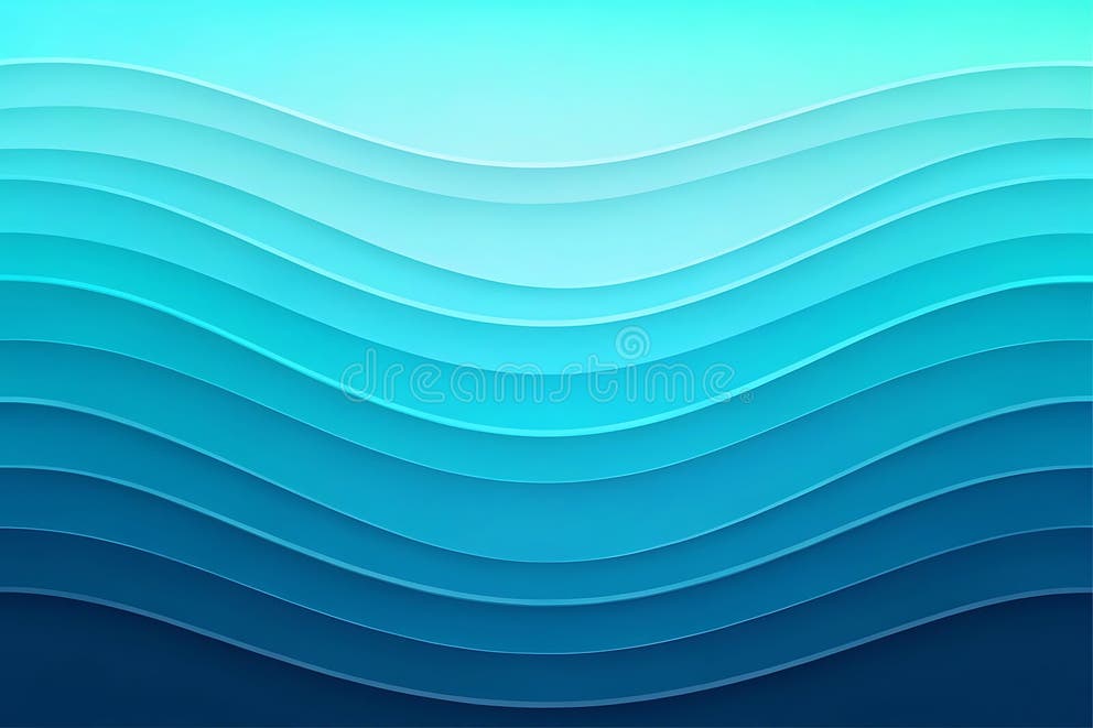 Modern Wave Gradient Background with Smooth Blue Transitions for Design ...