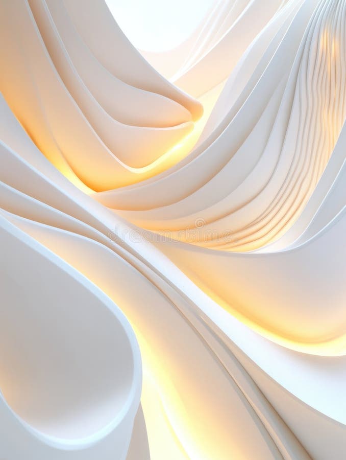 Modern Wave Shaped Light Installation Stock Photos - Free & Royalty ...