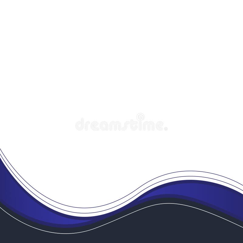 Modern Wavy Footer stock vector. Illustration of header - 332822284