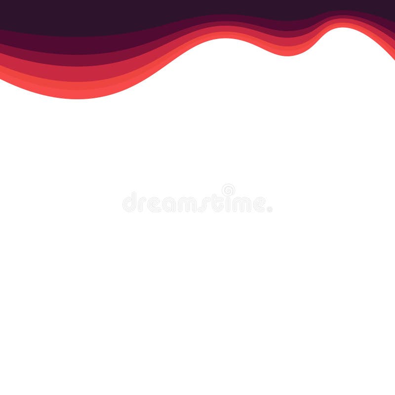 Modern Wavy Header stock vector. Illustration of border - 332824545