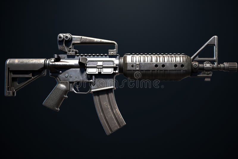 Modern Weapons for Military and War Enforcement. Stock Illustration ...