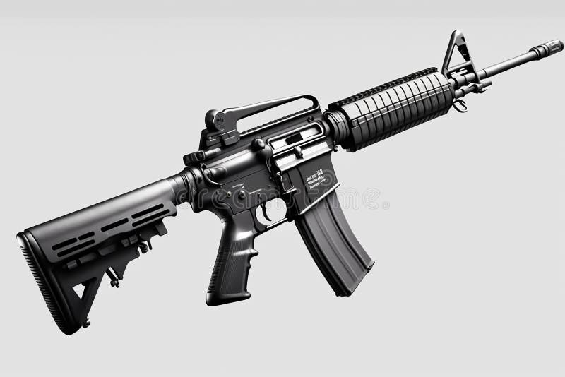 Modern Weapons for Military and War Enforcement. Stock Illustration ...