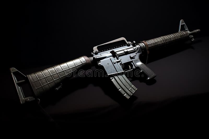 Modern Weapons for Military and War Enforcement. Stock Illustration ...