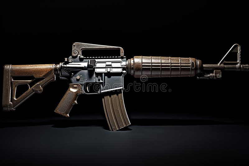 Modern Weapons for Military and War Enforcement. Stock Illustration ...