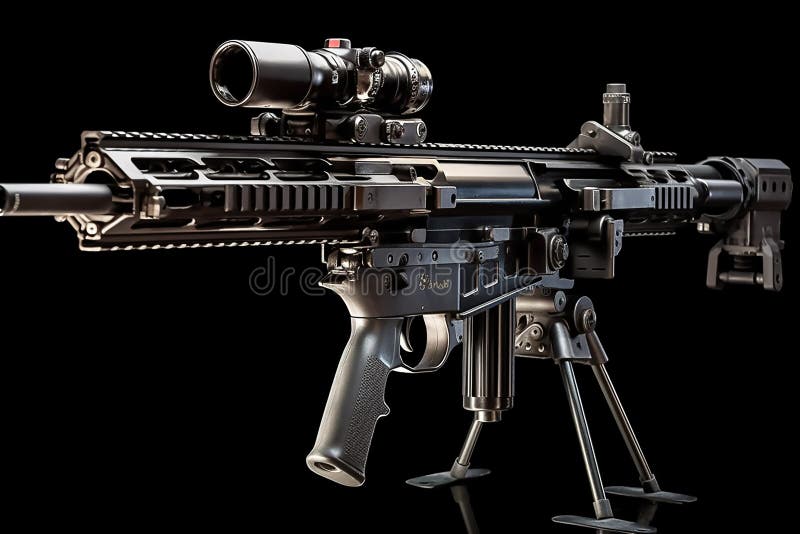 Modern Weapons for Military and War Enforcement. Stock Illustration ...