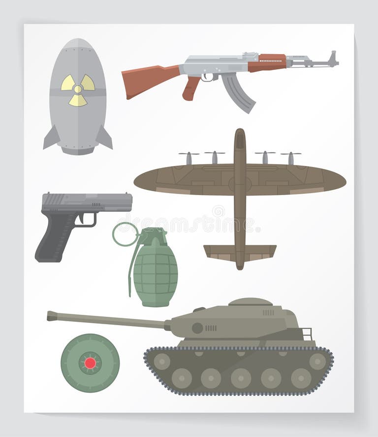 Objects Weapons Stock Illustrations – 1,417 Objects Weapons Stock ...