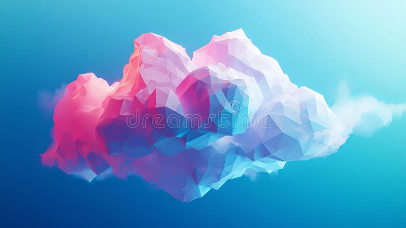 Modern Weather Iconography is Displayed on this Low Poly Background ...