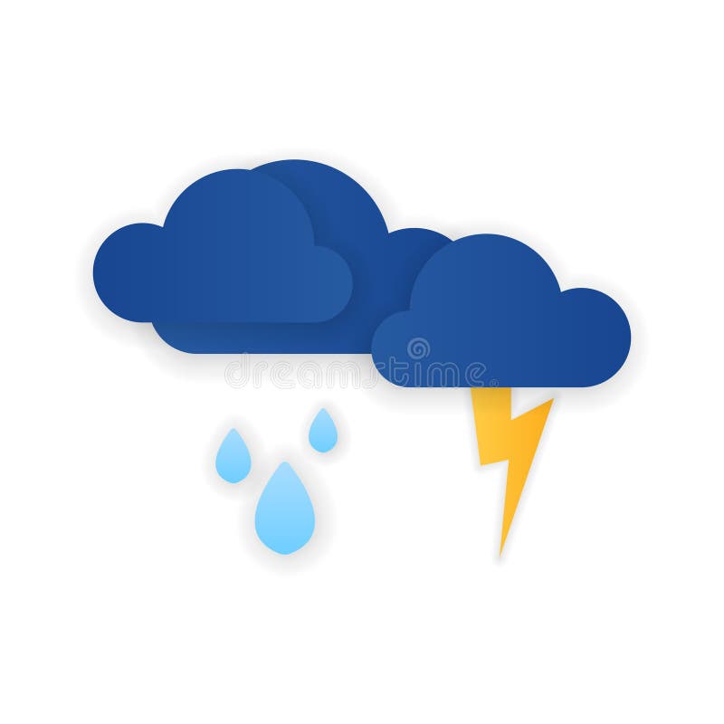 Modern Weather Icons. Flat Vector Symbols on White Background Stock ...