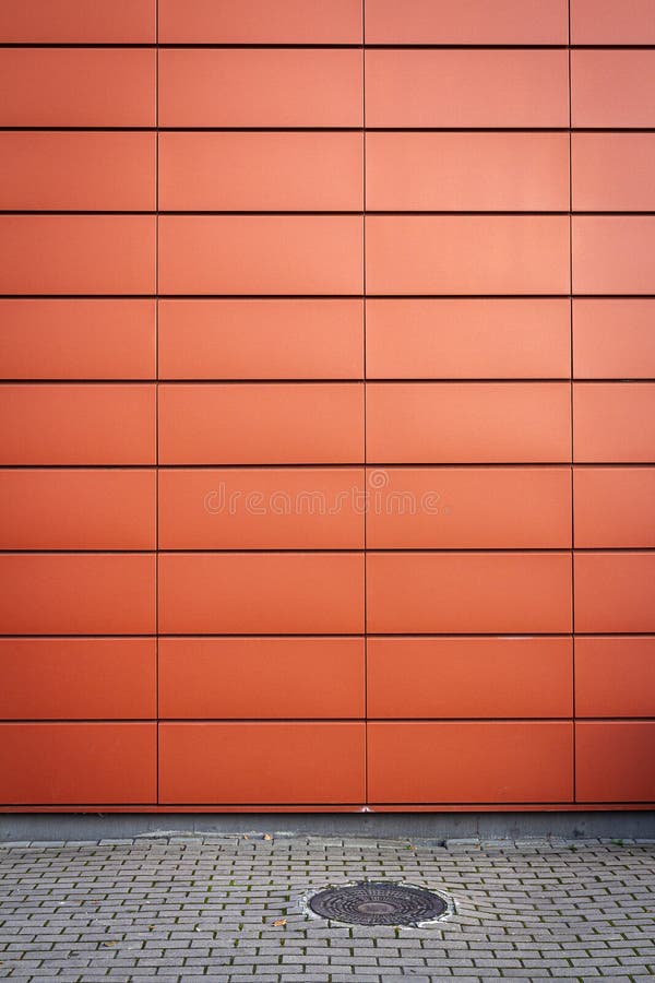 Modern Striped Red Wall Texture Background Stock Photo - Image of panel ...