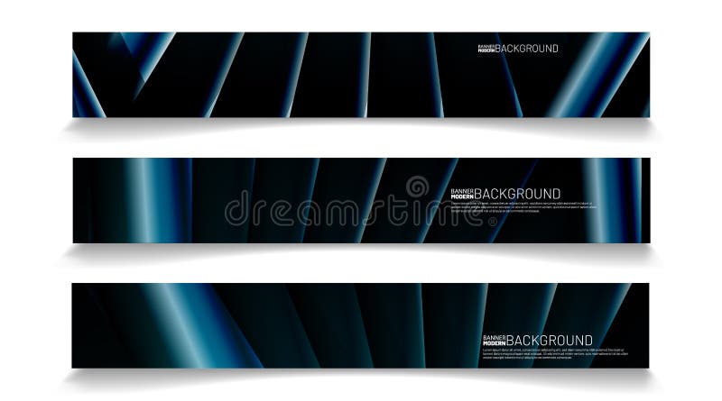 Modern Web Banner Background. Abstract Vector Template Design Stock ...