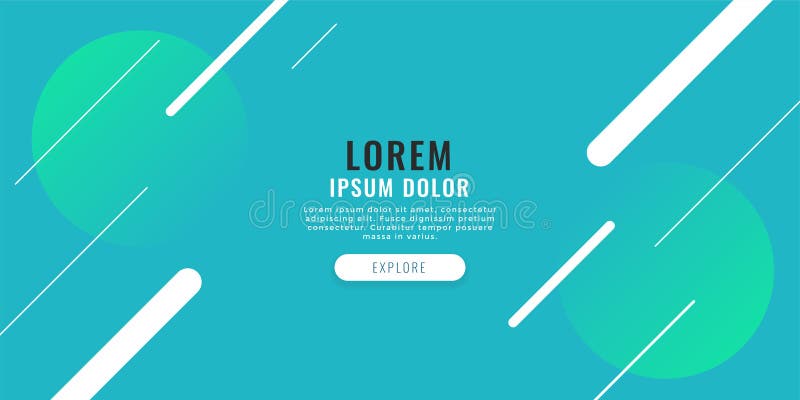 Modern Web Banner with Diagonal Lines Background Stock Vector ...