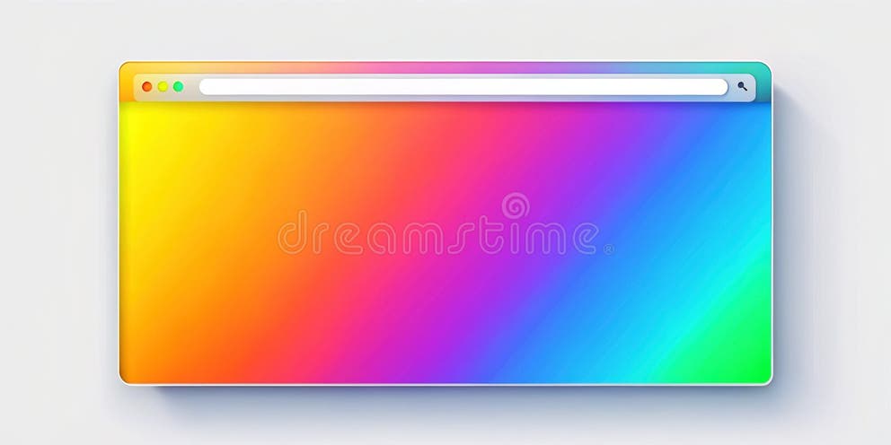 Modern Web Browser Mockup a Clean UserFriendly Interface Design ...